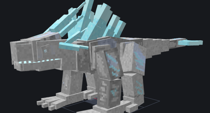 simple godzilla mod | MCreator